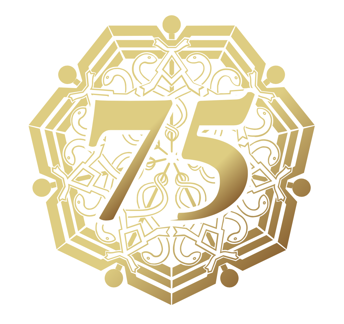 Turun KY's 75th anniversary logo - Turun KY